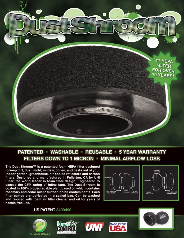 Dust Shrooms – Sunset Hydroponics and Home Brewing