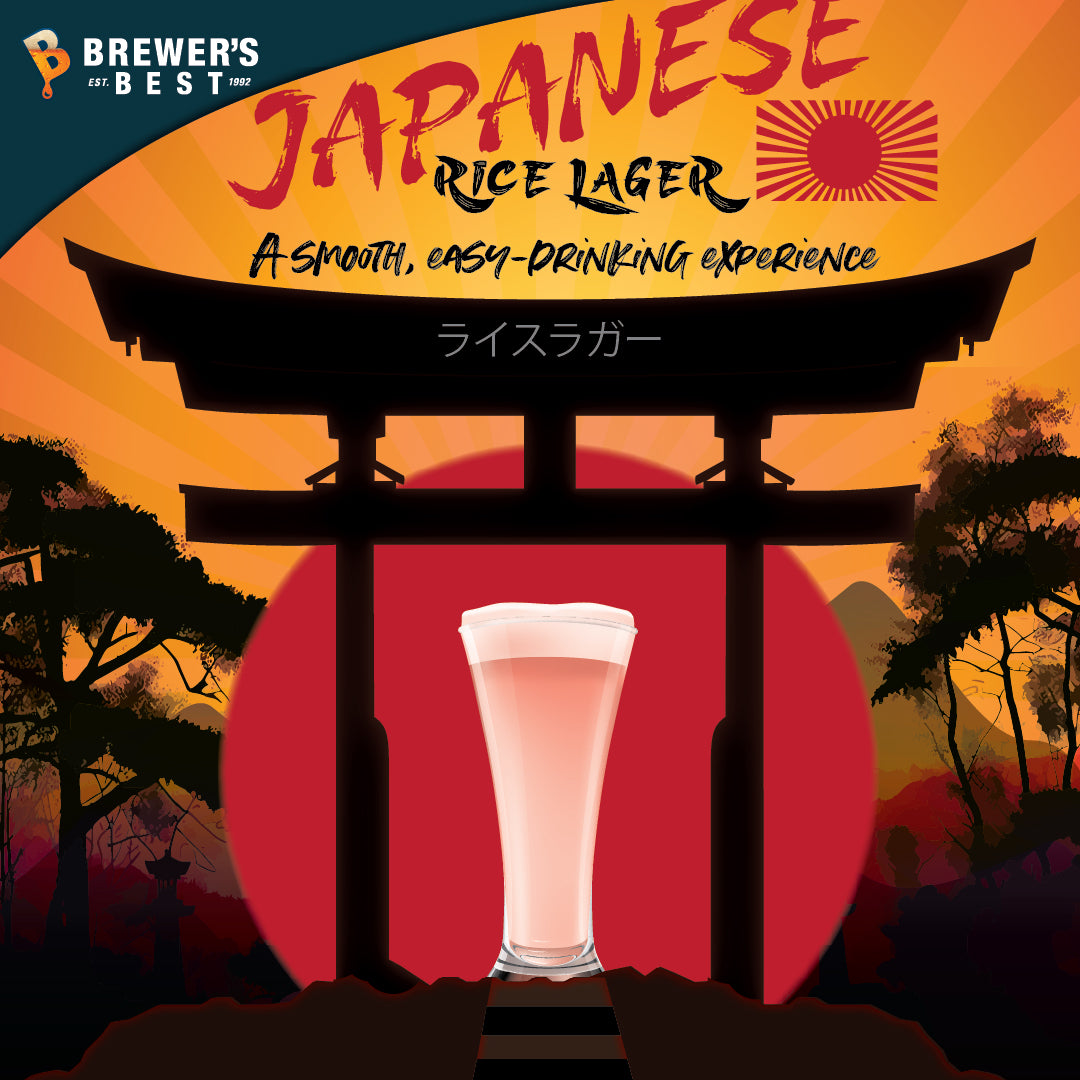 Brewer's Best Japanese Rice Lager (P) Beer Making Ingredient Kit ...