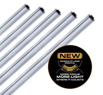 SunBlaster Prismatic Lens LED Strip Lights – Sunset Hydroponics and ...