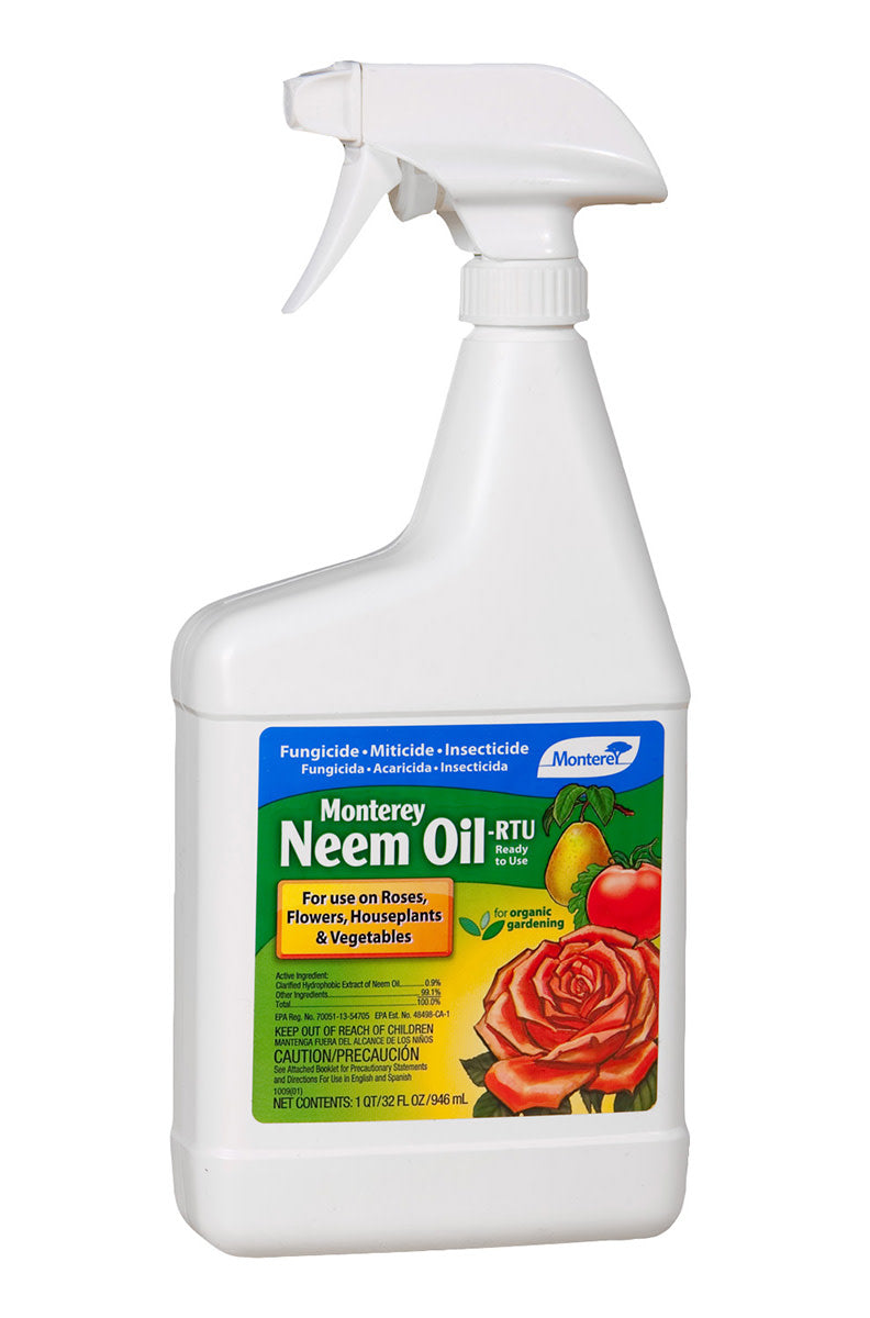 Monterey Neem Oil 70% QT (Ready to Use) – Sunset Hydroponics and Home ...